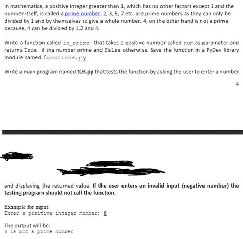 Solved In Mathematics A Positive Integer Greater Than 1