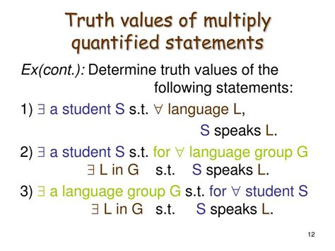 ppt the logic of quantified statements powerpoint presentation free