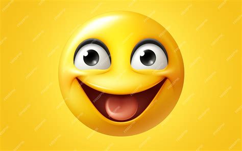 Premium Photo Jovial Laughter Lol Emoji Icon Vector Smile Face Emoticon