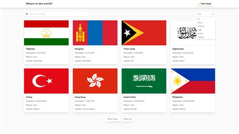 GitHub Muhammed Ibrahem Where In The World A Frontend Mentor Challenge To Fetch All Countries