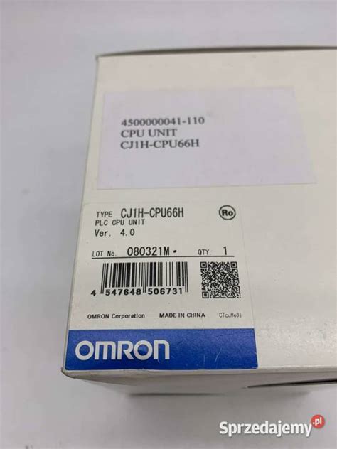 omron cj1h cpu66h cpu unit warszawa sprzedajemy pl