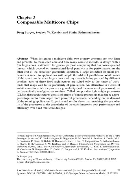Cores Pdf Multi Core Processor Parallel Computing