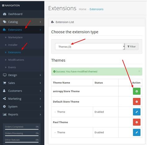 how to create an opencart 3 theme