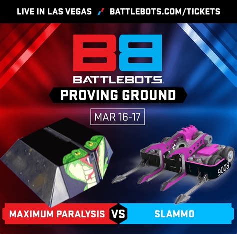 New Proving Ground Match This Weekend R Battlebots