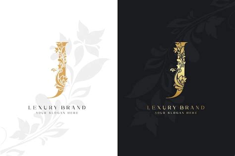 Premium Vector Luxury Letter J Gold Initial Monogram Logo Design
