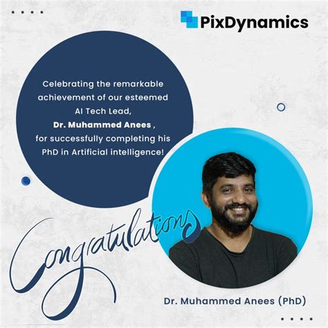 Pixdynamics On Linkedin Congratulations Doctorate Ai Achievement