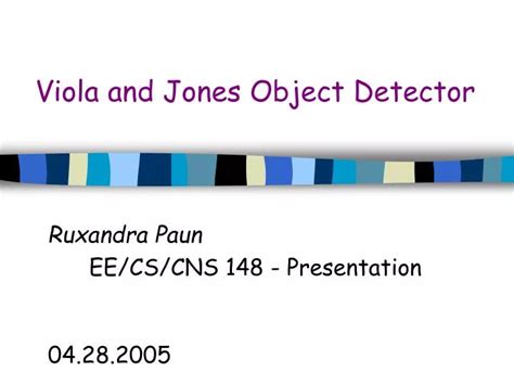 Ppt Viola And Jones Object Detector Powerpoint Presentation Free