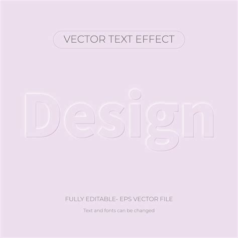 Premium Vector Emboss Editable Text Effect Style And Ui And Ux Text Effect