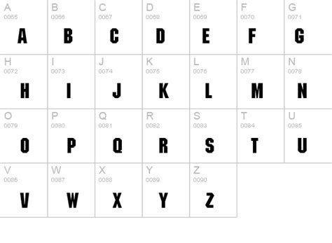 block bold font