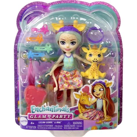 Enchantimals Glam Party Καμηλοπάρδαλη Colorful