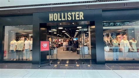 Download Hollister Store In A Mall With A Sign
