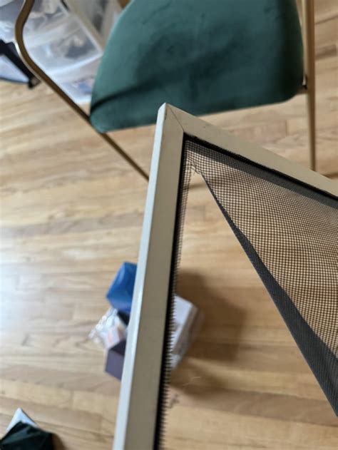 How Do I Rescreen It Doesnt Look Like I Can Open Up The Frame To