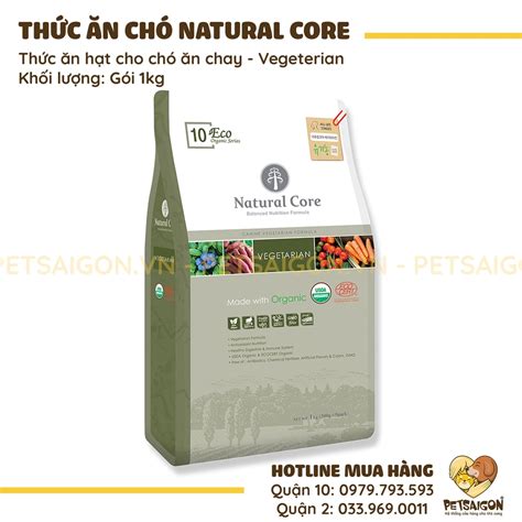 Thức Ăn Cho Chó Natural Core Vegetarian Rau Củ Chay