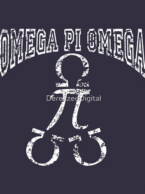 Omega Pi Omega T Shirt For Sale By Derezzeddigital Redbubble