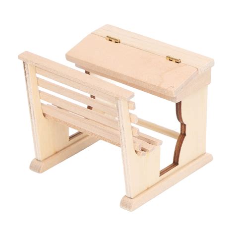 Sorandy Miniature School Desk 1 12 Scale Dollhouse School Desk