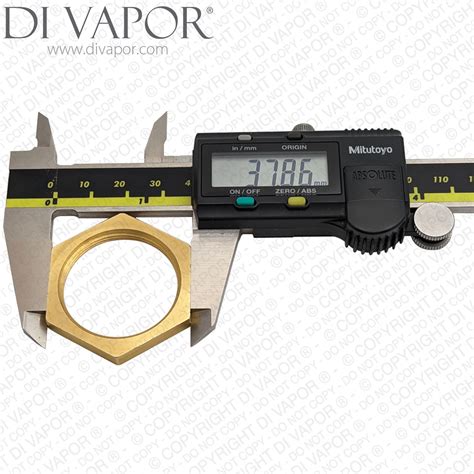 Female Locking Ring Retaining Nut For 31 8mm Diameter Thread Brass