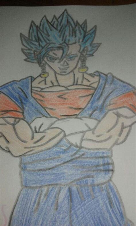 Super Vegito Blue Drawing Dragonballz Amino