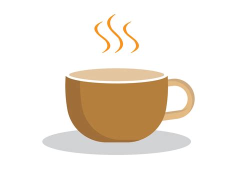 Hot Coffee Icon Clipart Design Illustration Template 23425939 Vector