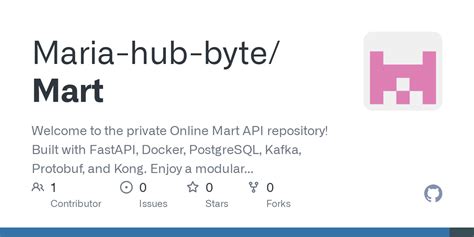 Github Maria Hub Bytemart Welcome To The Private Online Mart Api