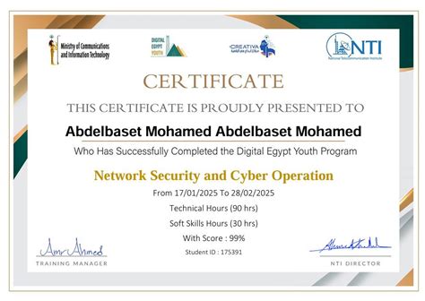 Cybersecurity Networksecurity Cyberoperations Siem Ethicalhacking… Abdelbaset Mohamed