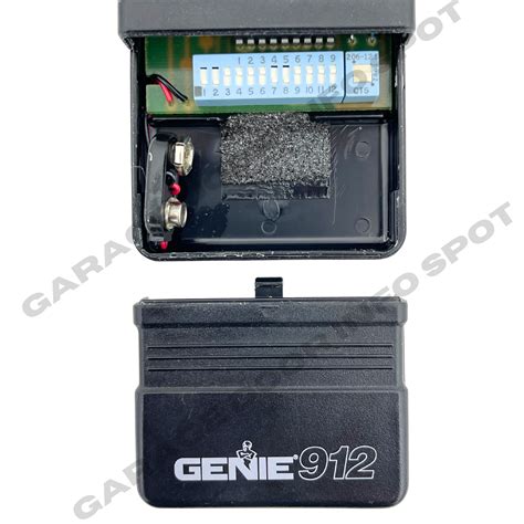 Gt912 Genie Oem Garage Door Opener Remote Control 912 Dip Switch No V