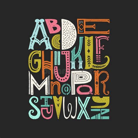 Alphabet Poster Stock Vector Illustration Of Graffiti