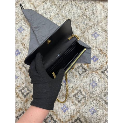 【預購】balenciaga 巴黎世家 Gossip 鱷魚紋金屬logo牛皮woc斜背錢包 長夾 鍊條包 側背包 手拿 Annies