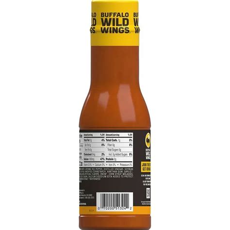 Buffalo Wild Wings Medium Buffalo Sauce 3 Pack 12 Fl Oz Bottles