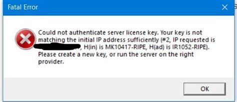 Could Not Authenticate Server License Key Help Please Server Discussion Cfxre Community