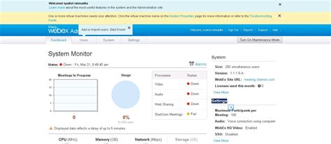 Solved 250 Users Webex Deployment Failed Cisco Community