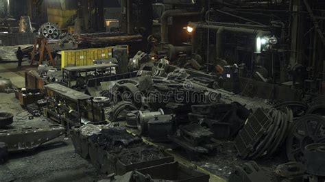 An Industrial Workshop That Is Fully Equipped With Various Types Of Machinery And Equipment