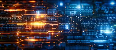 Premium Photo Hightech Digital Circuit And Data Network Concept Emphasizing The Intricacies Of