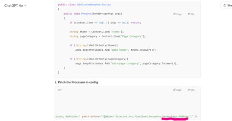 Add A Custom Attribute To Body Tag In An Sxa Layout