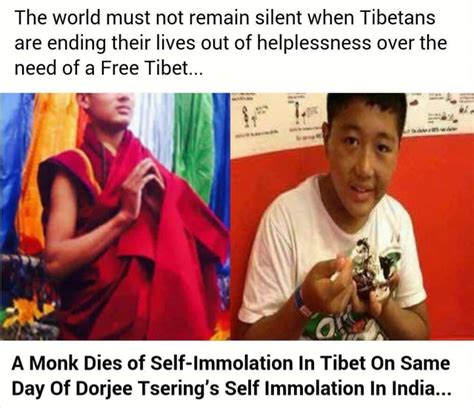 Free Tibet Self Immolation