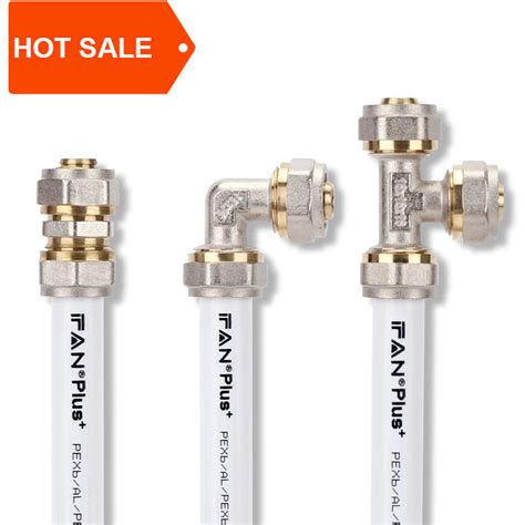 IFAN Pex Pipe Brass Fittings Female Male Threaded Elbow Tee Socket Pex