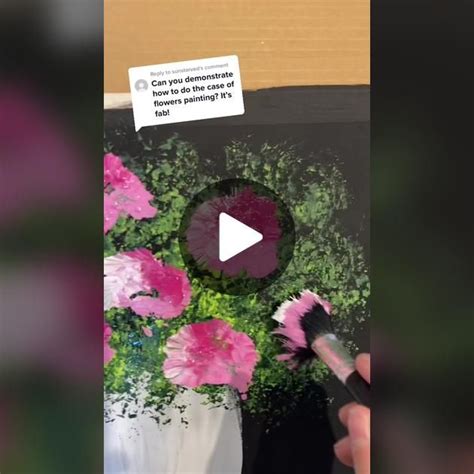 TikTok Emily Seilhamer Flower Painting Emily Painting Tips