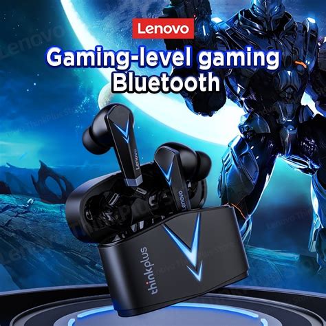Jual Lenovo LP6 TWS VCT Gaming Earphone Wireless Headphones Dual Mode With Microphone HIFI Music