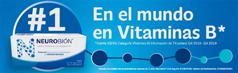 Neurobión Vitaminas De Complejo B Favorece Las Funciones Y