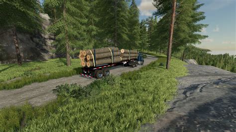 Fs22 Lizard Lt699 Semi Log Trailer V 1 0 Other Trailers Mod Für