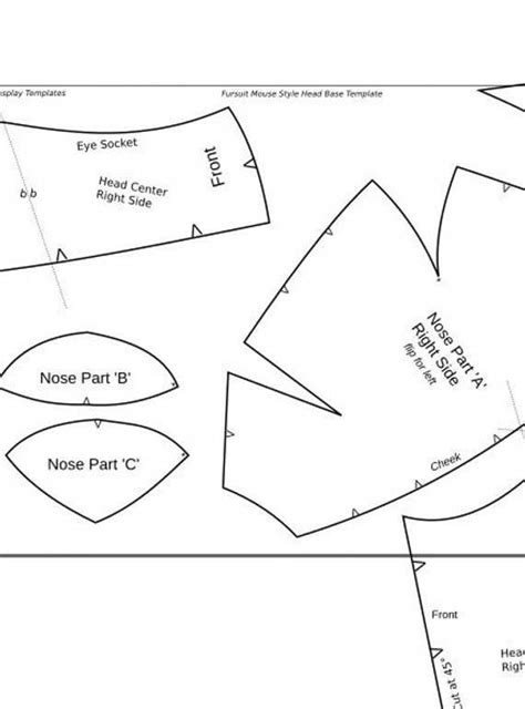 Pin Em Titeres Diy Sewing Pattern Digital Pattern Fursuit Head
