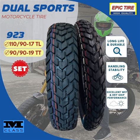SET R DUAL SPORTS M C TIRE FOR HONDA XR XR XTZ EPIC TIRE