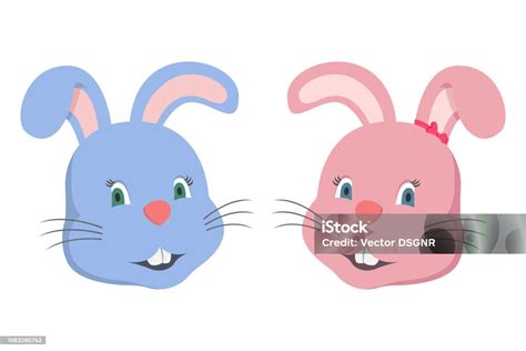 토끼의 커플입니다 남자와 여자 토끼입니다 벡터 일러스트 레이 션 0명에 대한 스톡 벡터 아트 및 기타 이미지 0명 개체 그룹 나비매듭 Istock