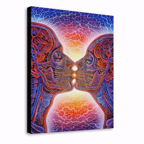 The Kiss Canvas Print Cosm Shop