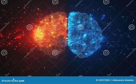 Electric Circuit Patterns Connecting Two Brains Representing The Idea