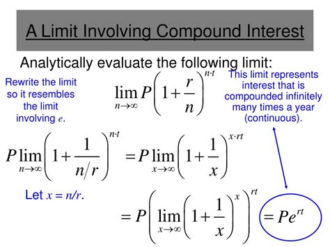Ppt Continuously Compounded Interest Powerpoint Presentation Free Download Id 2259470