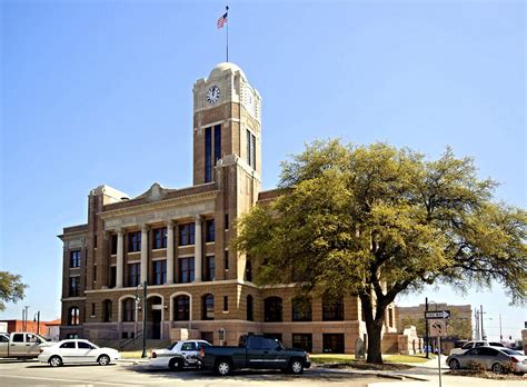 Johnson County Courthouse Cleburne Texas 1912 Robert E Weston Jr