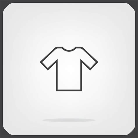 Premium Vector Tshirt Icon Icon Vector Illustration