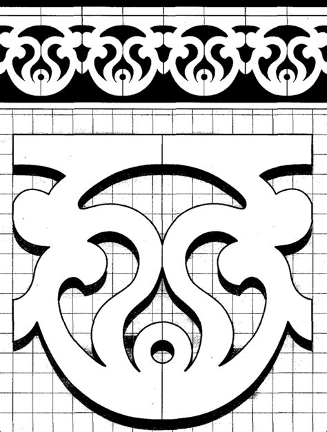 Трафареты для резьбы по дереву: чертежи и шаблоны для прорезного ...