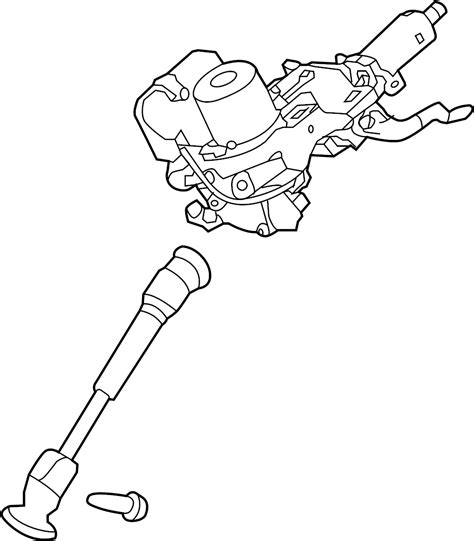 Nissan Kicks Colmn Steering Tilt Column Steering Upper Engine Row