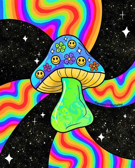 Trippy Nature Drawing